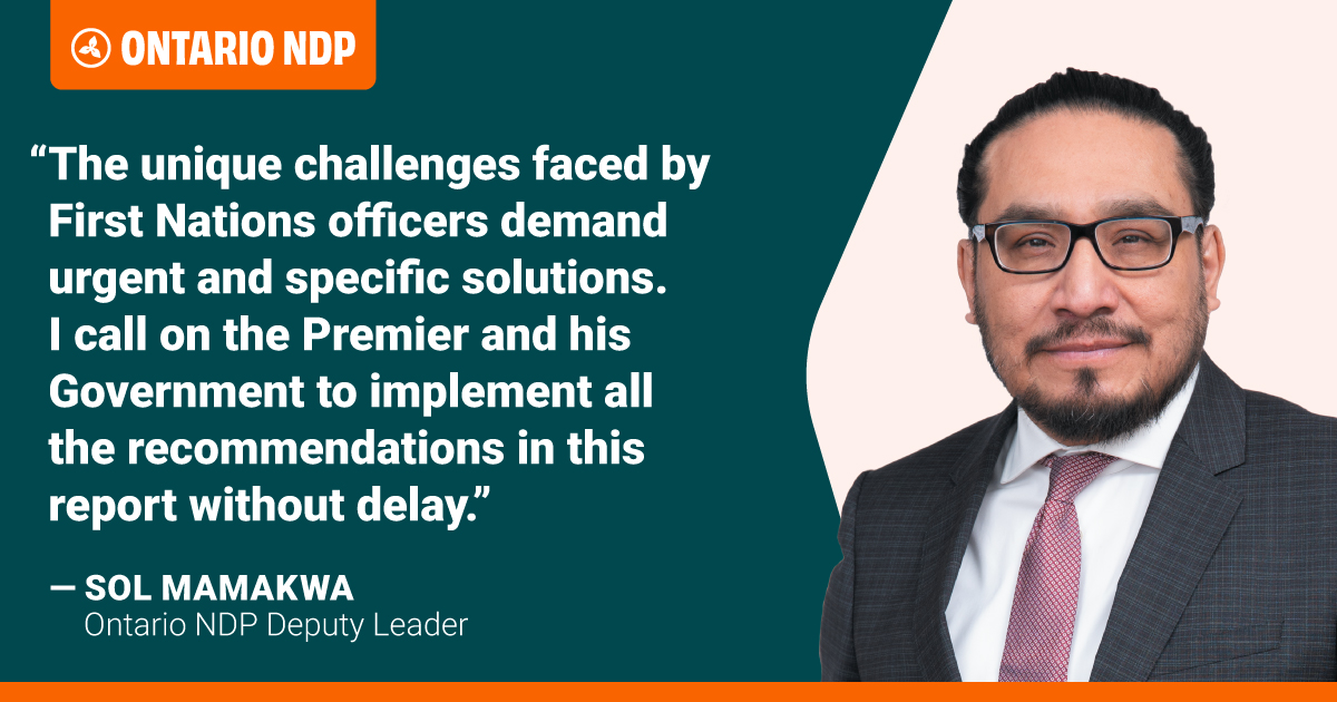 Deputy Leader Mamakwa calls for immediate government action to support ...